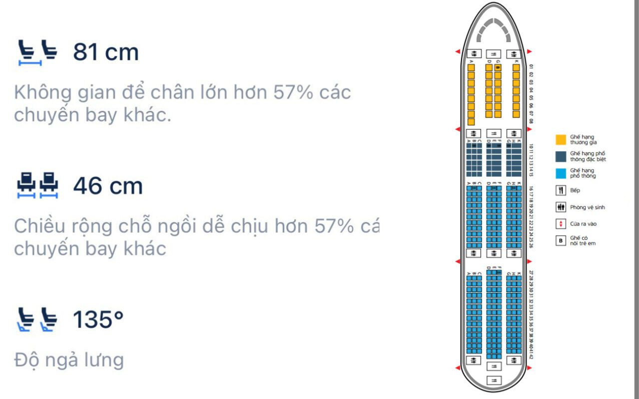 Dịch Vụ Trên Máy Bay Boeing 787 Hãng Vietnam Airlines - Linh Long Group