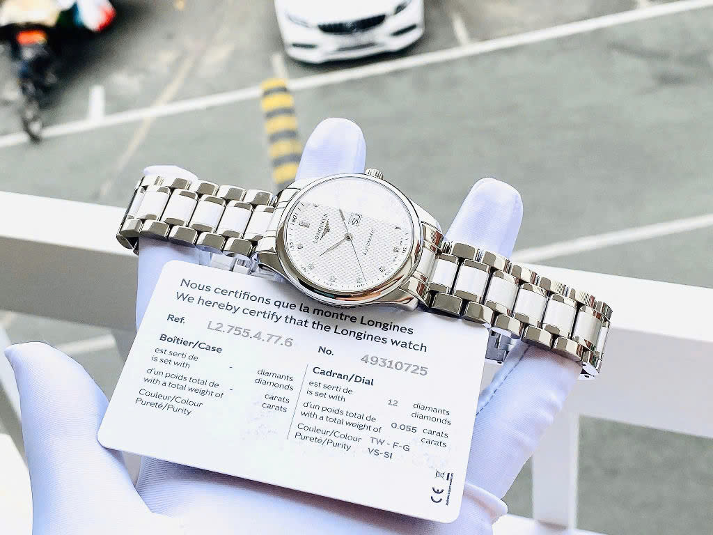 Longines Master Collection Diamond White - Linh Long Group