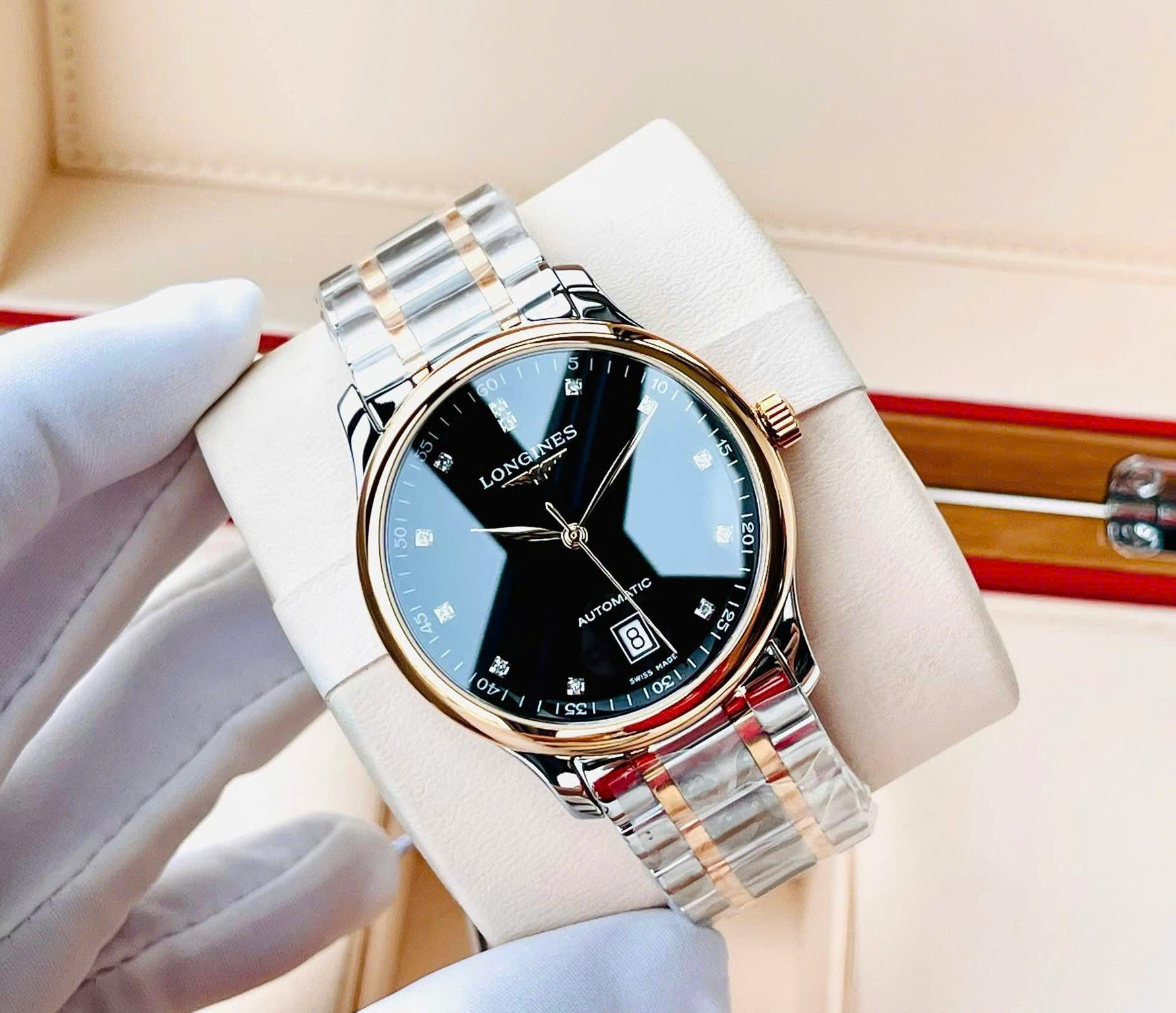 Longines Master Collection Diamond 18K RoseGold – Đỉnh Cao Lịch Lãm ...