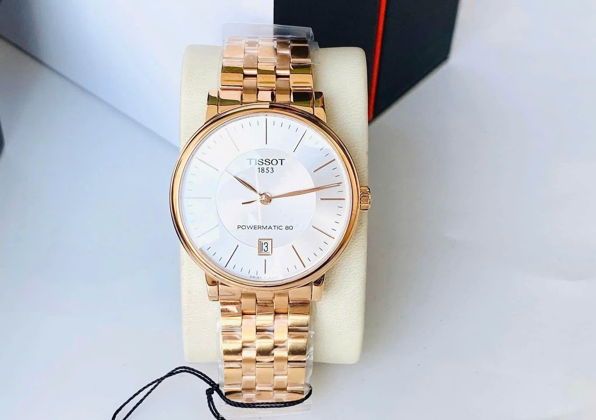 Tissot Carson Powermatic 80 Full Rose Gold - Linh Long Group
